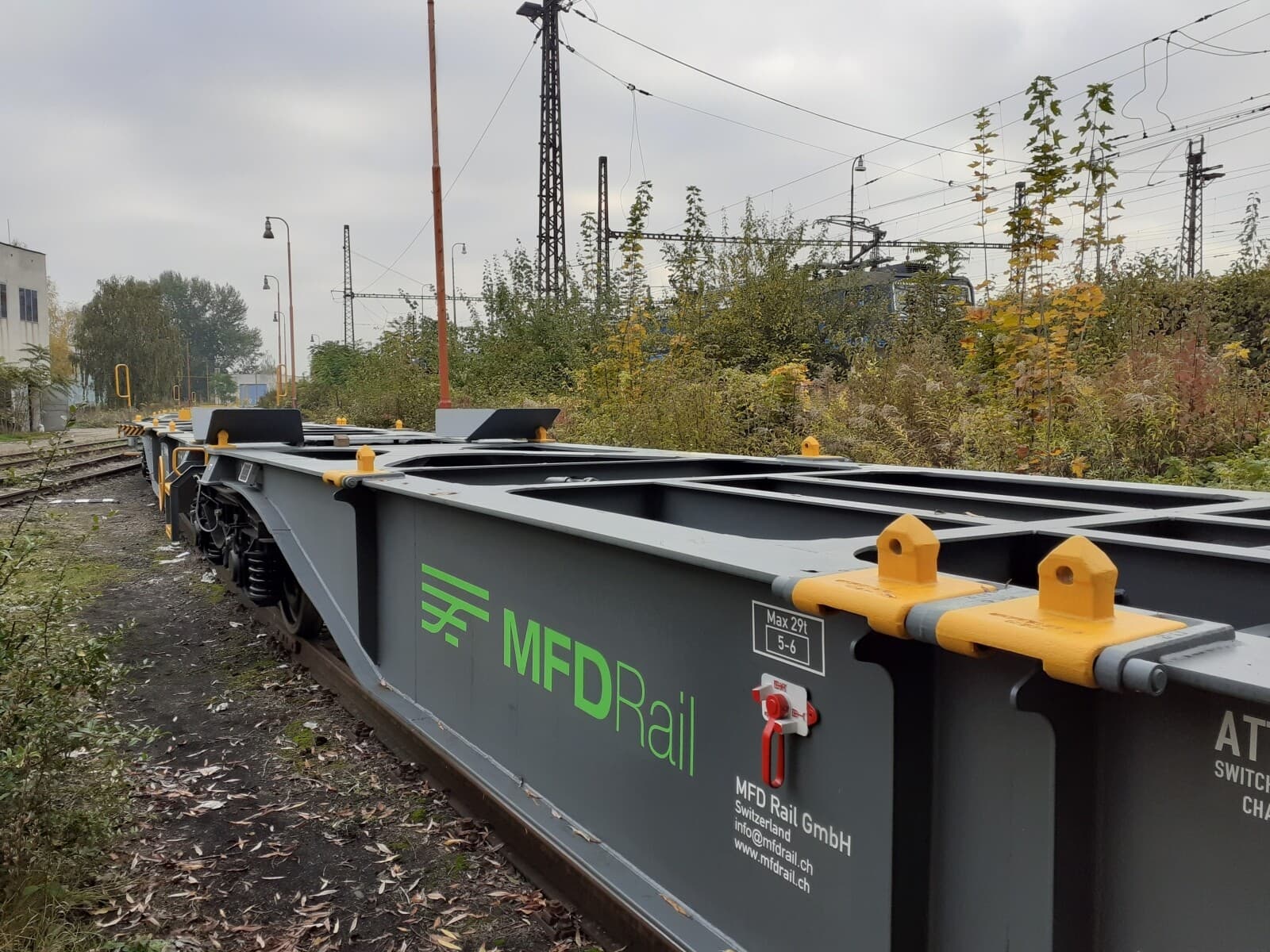 Delivery of 22 container wagons for MFD Rail | News | NYMWAG EN
